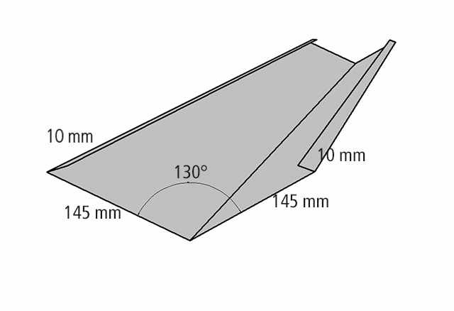 Skotrende enkelt Længde 2500 mm