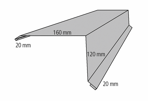 Vindskede til TP 35 og TP Sinus 35/143 Længde 2500 mm